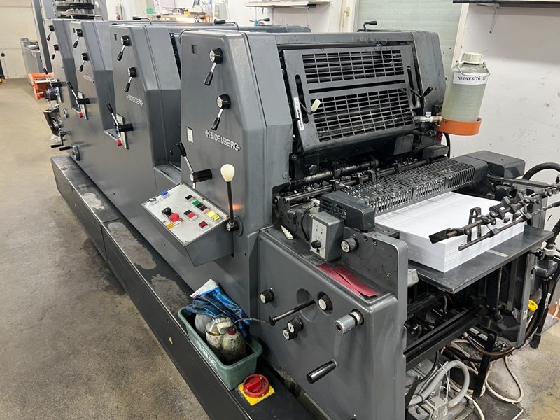 4 color Used Heidelberg GTO 52-4 straight year 1998 | PressCity