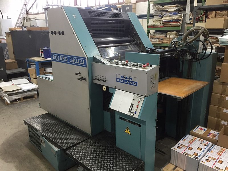 1 color Used Roland 201 T0B Serie 234 year 1985 | PressCity
