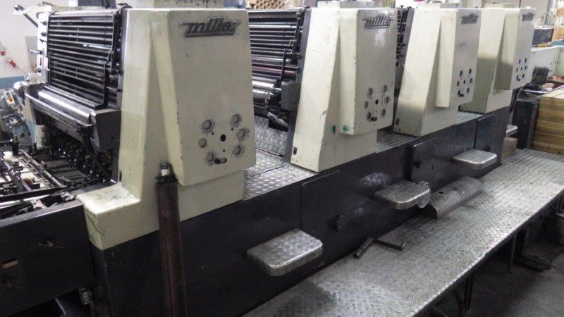 4 color Used Printing machine Miller TP 74-4 year 1986 | PressCity