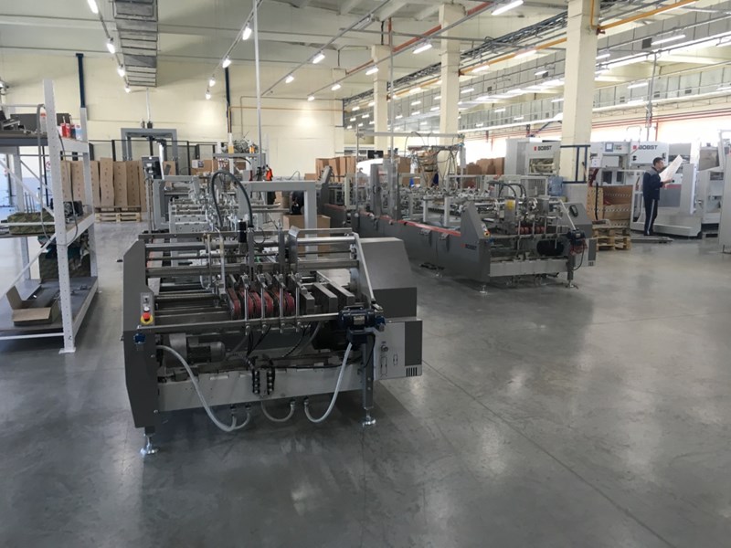 Used BOBST EXPERTFOLD 110 A2 CS Gluer GT handypack G7 and HHS year 2014 ...