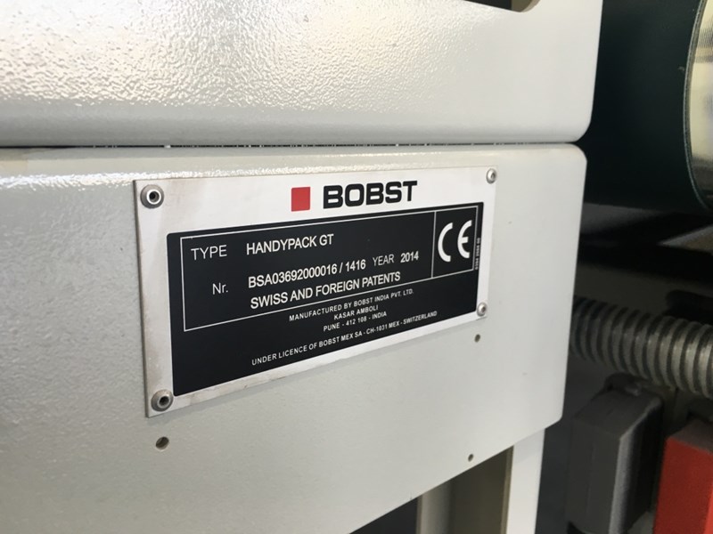 Used BOBST EXPERTFOLD 110 A2 CS Gluer GT handypack G7 and HHS year 2014 ...