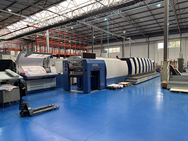 KBA Rapida 105-6+L CX Hybrid (UV&IR) | BBR Graphics