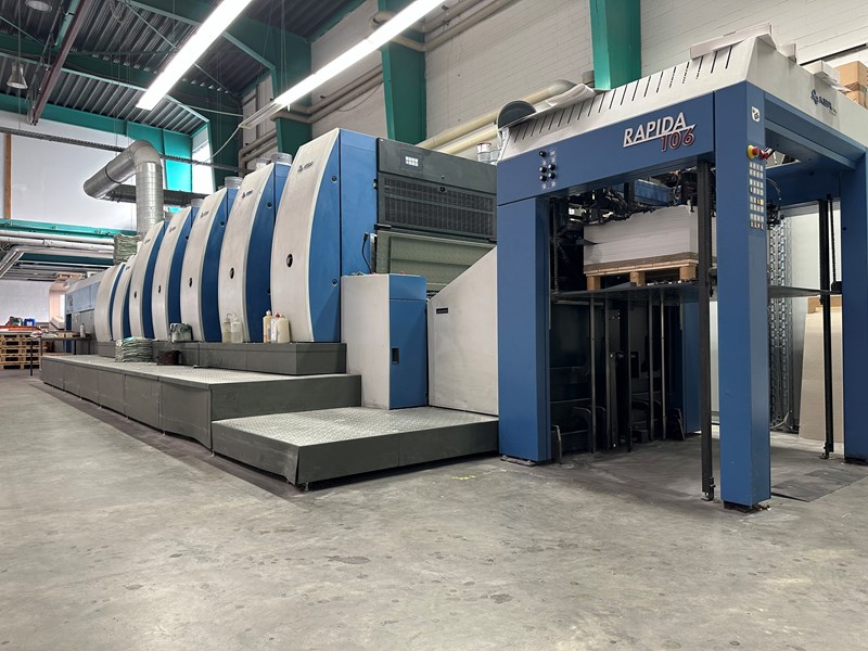 KBA Rapida 106 SIS-5L CX ALV2 | BBR Graphics