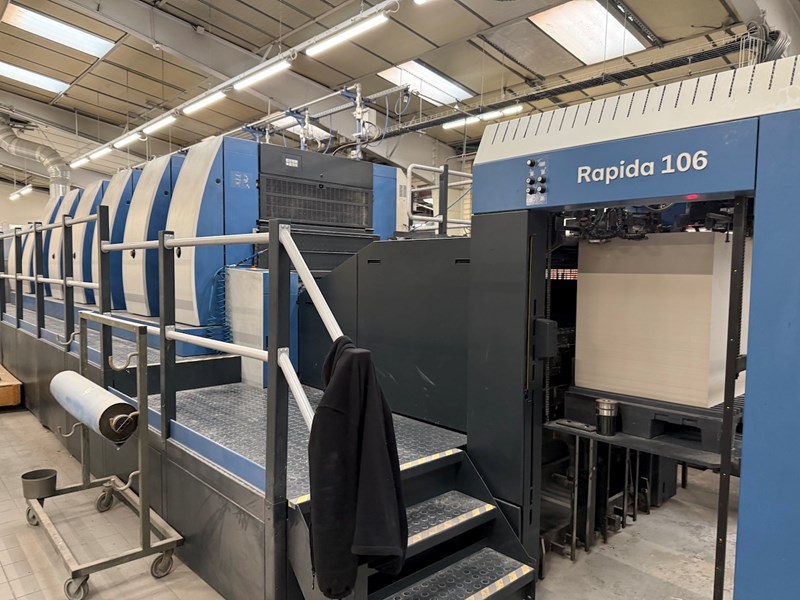 6 color Used KBA Rapida 106-6L SIS CX PWVA ALV2 year 2020 | PressCity