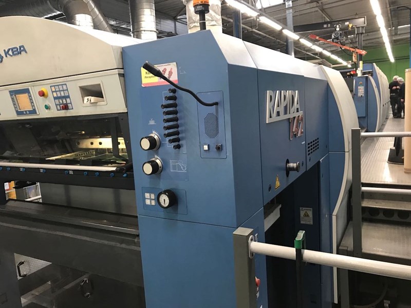 5 color Used KBA Rapida 142-5+L-CX-ALV3 year 2010 | PressCity