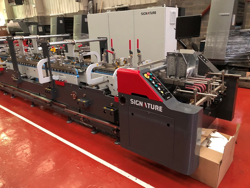 Used Signature Premier 110 CS Folder Gluer year 2018 | PressCity