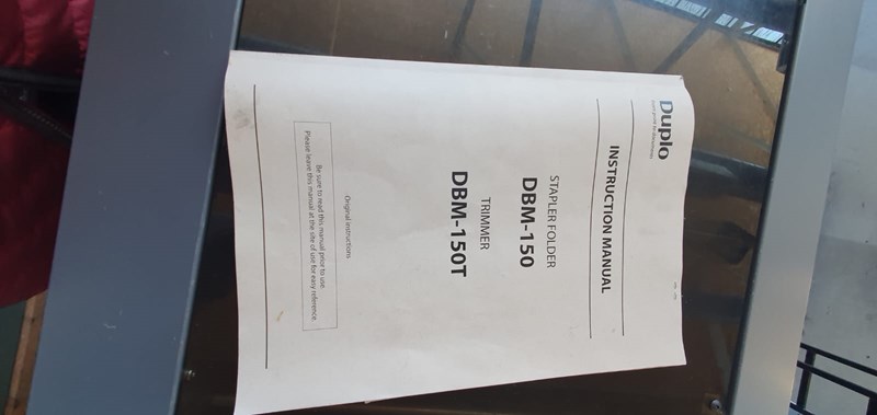 Used Duplo DBM 150 Booklet Maker year 2017 | PressCity