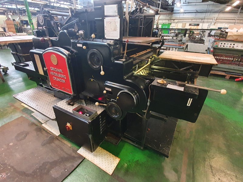Used Heidelberg S Cylinder Automatic DIe Cutter | PressCity