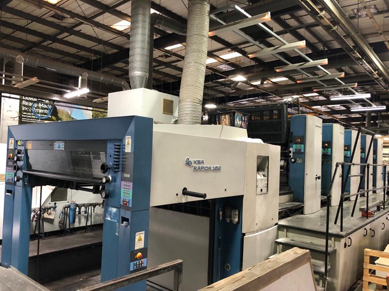 5 color Used KBA Rapida 162A 5 Colour year 1997 | PressCity