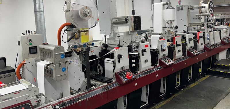 Mark Andy LP 3000 6 Colour Label Press | Care Graphic Machinery Ltd