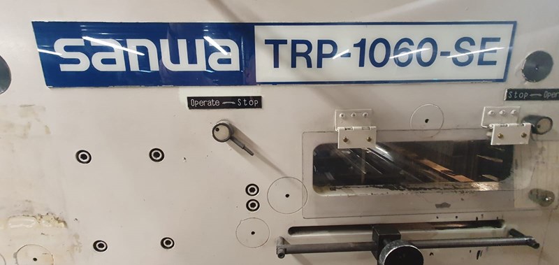 Sanwa TRP 1060 SE Automatic Die Cutter | Care Graphic Machinery Ltd