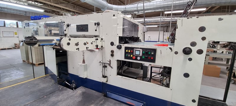 Used Sanwa 1060 SS Automatic Die Cutter year 1990 | PressCity