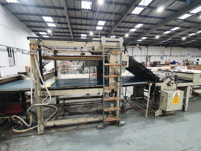 Used Tunkers 1450 Fully Automatic High Speed Sheet to Sheet Laminating ...