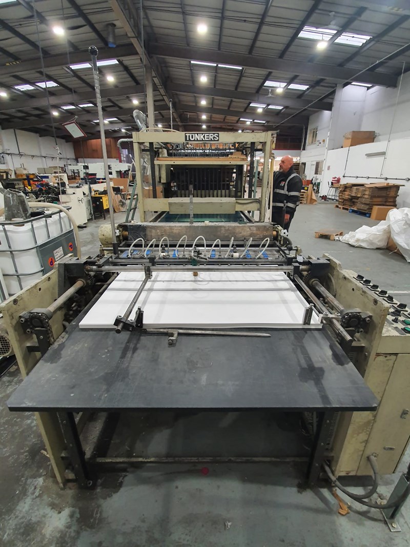 Used Tunkers 1450 Fully Automatic High Speed Sheet to Sheet Laminating ...