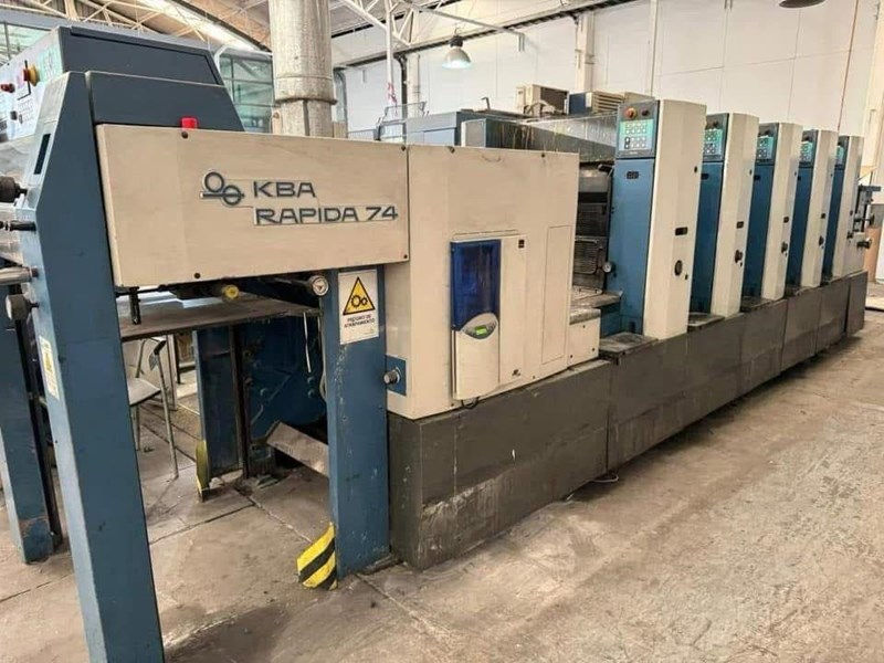 5 color Used KBA Rapida 74 year 2000 | PressCity