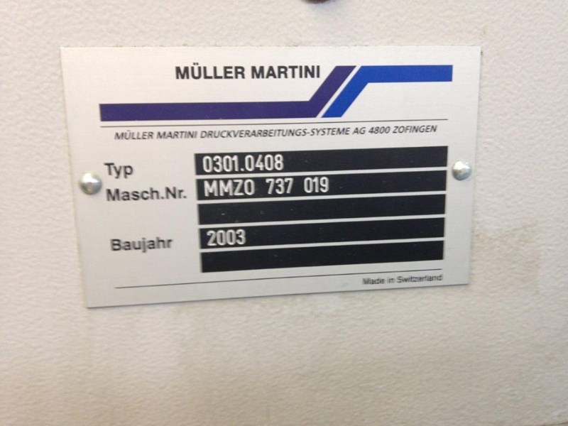 Used Müller Martini Reversing conveyor belt year 2003 | PressCity