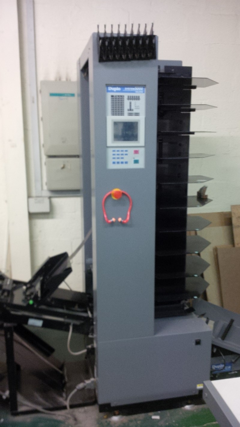 Used Duplo System 5000 Collator with System 4000 Trimmer & Booklet ...