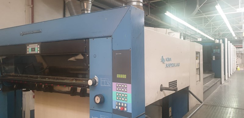 6 color Used KBA RAPIDA RA 142-6+L ALV2 PWHA (IR + UV) year 1998 ...