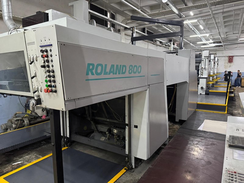 5 color Used Man Roland 805+L year 1993 | PressCity