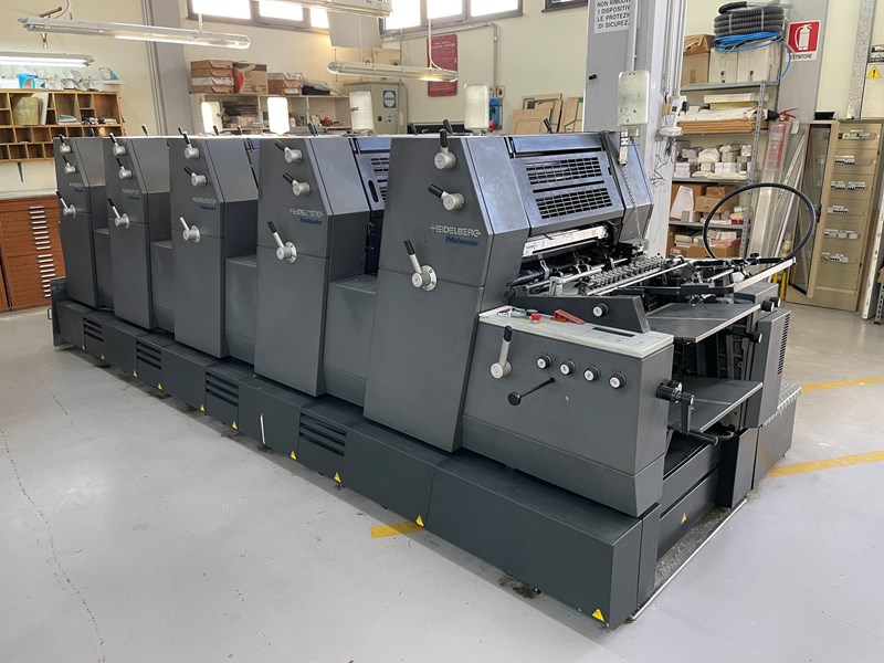 5 color Used Heidelberg GTO52-5P3+ year 2001 | PressCity