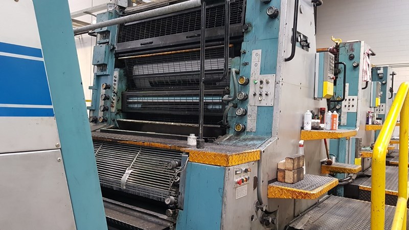 5 color Used Manroland R805 6+L year 1982 | PressCity