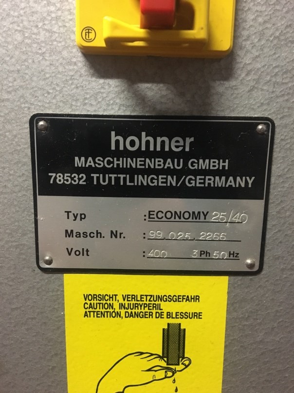 Used Hohner Economy 25 / 40 Single Head Stitcher year 2006 | PressCity