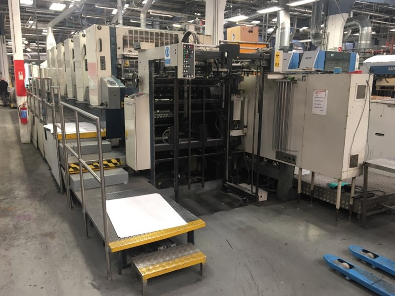 6 color Used Komori Lithrone L 640 Double Coater year 1998 | PressCity