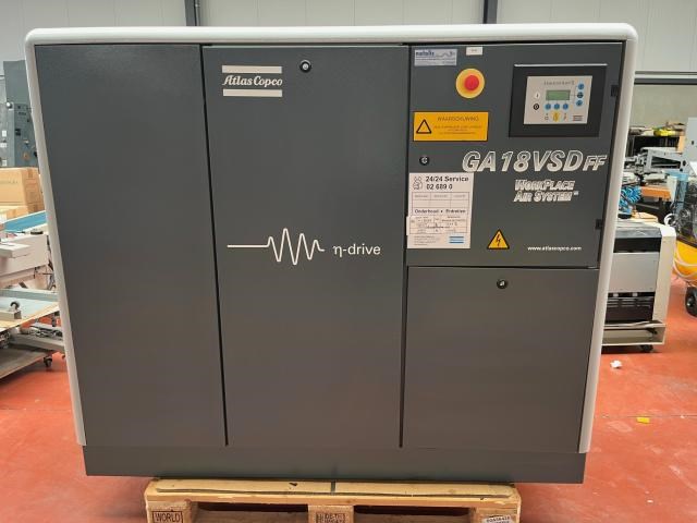 Used ATLAS COPCO COMPRESSOR Typ GA18VSD FF year 2005 | PressCity
