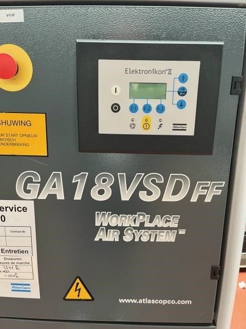 Used ATLAS COPCO COMPRESSOR Typ GA18VSD FF year 2005 | PressCity