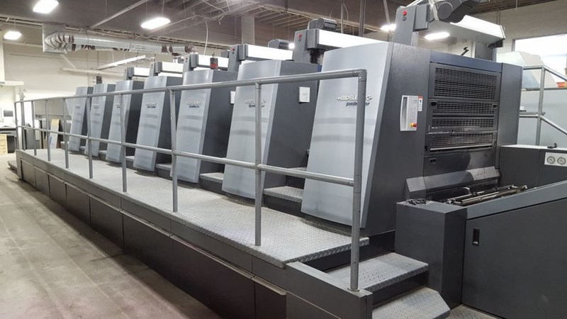 6 color Used Heidelberg Speedmaster XL 105 6+L year 2008 | PressCity