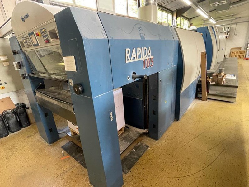 5 color Used KBA Rapida 105-5+L CX ALV1 SW1 year 2005 | PressCity