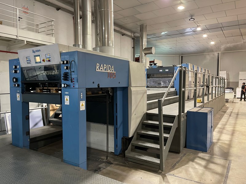 6 color Used KBA Rapida 105-6+L HS ALV2 HYBRID year 2009 | PressCity