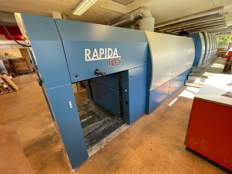 5 color Used KBA Rapida 105-5+L CX ALV2 FAPC year 2007 | PressCity