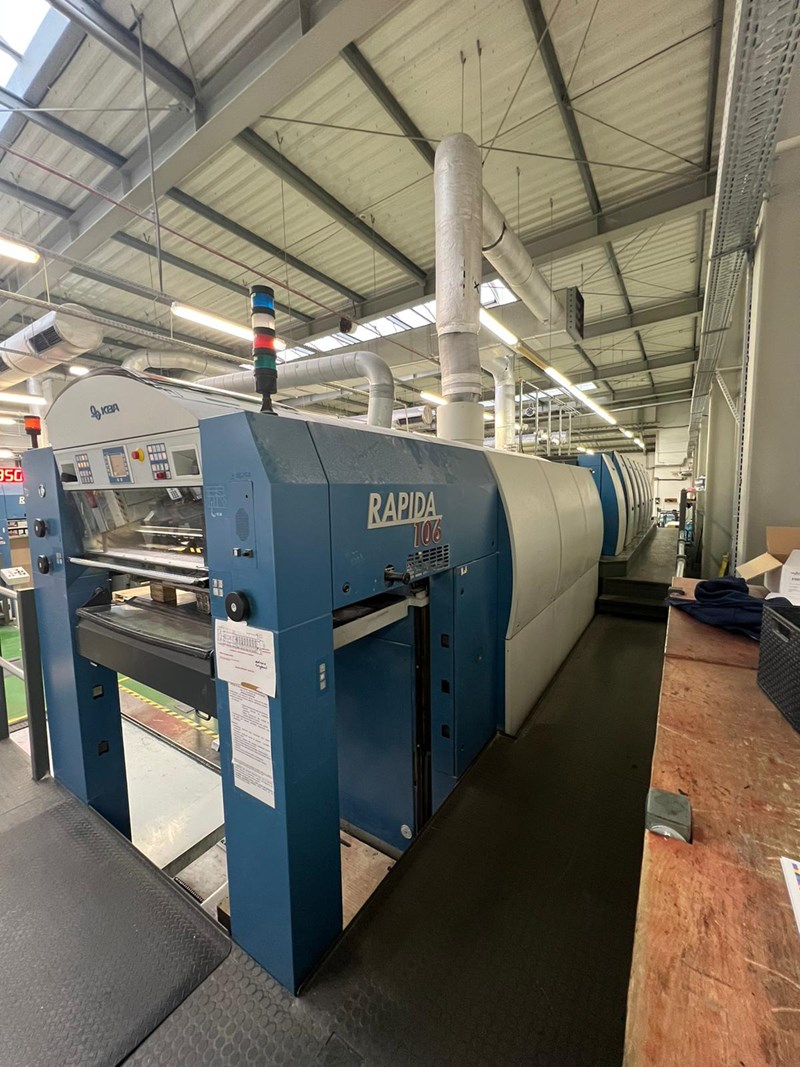 6 color Used KBA Rapida 106 SIS-6+L CX ALV2 FAPC year 2011 | PressCity