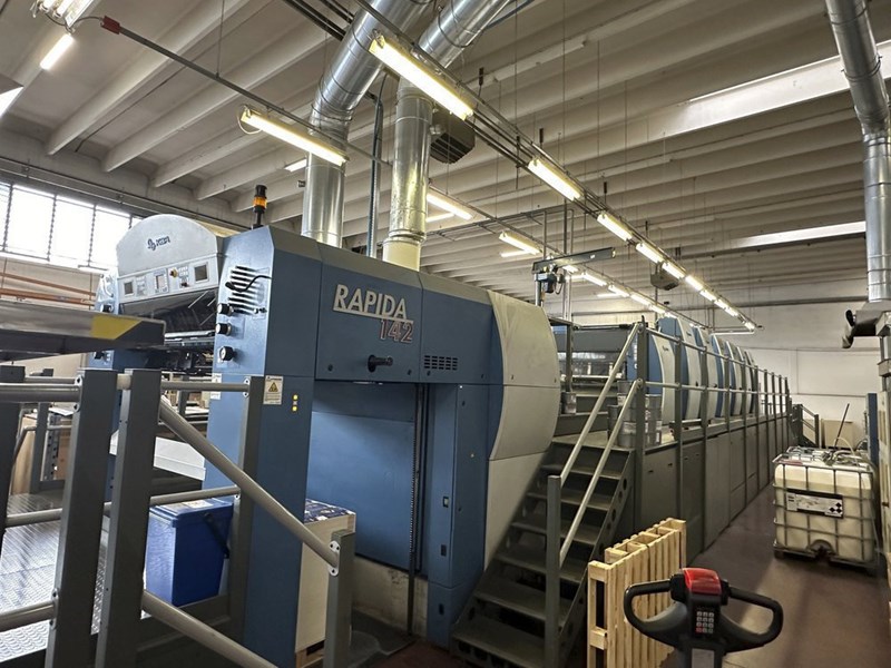 6 color Used KBA Rapida 142-6+L CX ALV2 FAPC year 2009 | PressCity