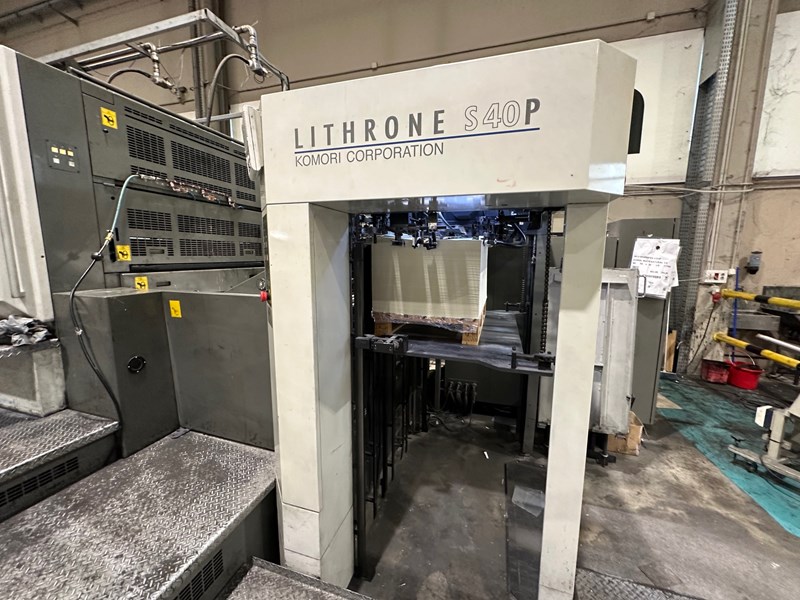 8 color Used Komori Lithrone LS 840P+CX LED UV (Hybrid) year 2006 ...
