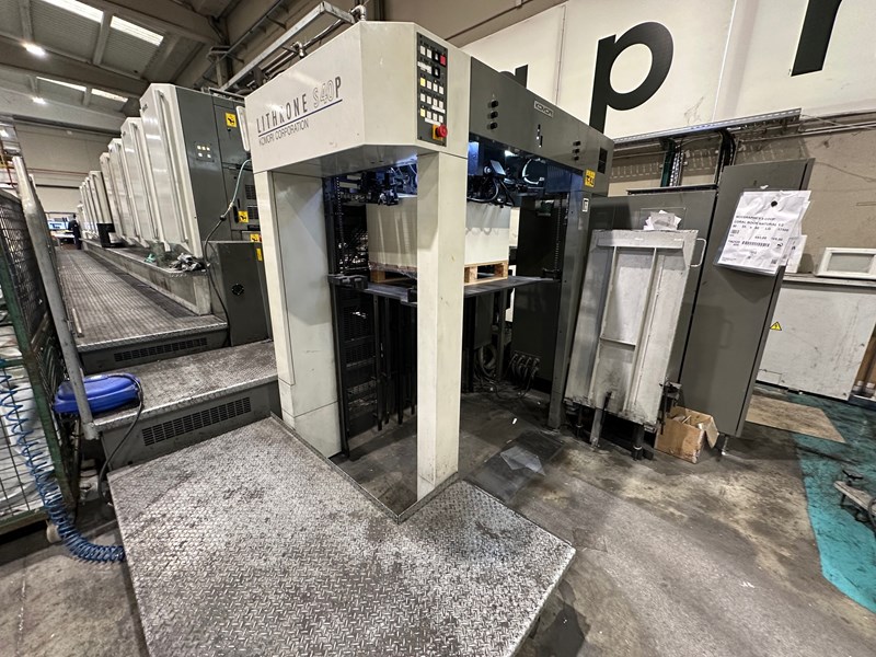 8 color Used Komori Lithrone LS 840P+CX LED UV (Hybrid) year 2006 ...