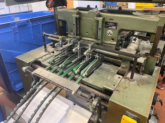 Used Müller Martini 1509 Saddle Stitcher year 1985 | PressCity
