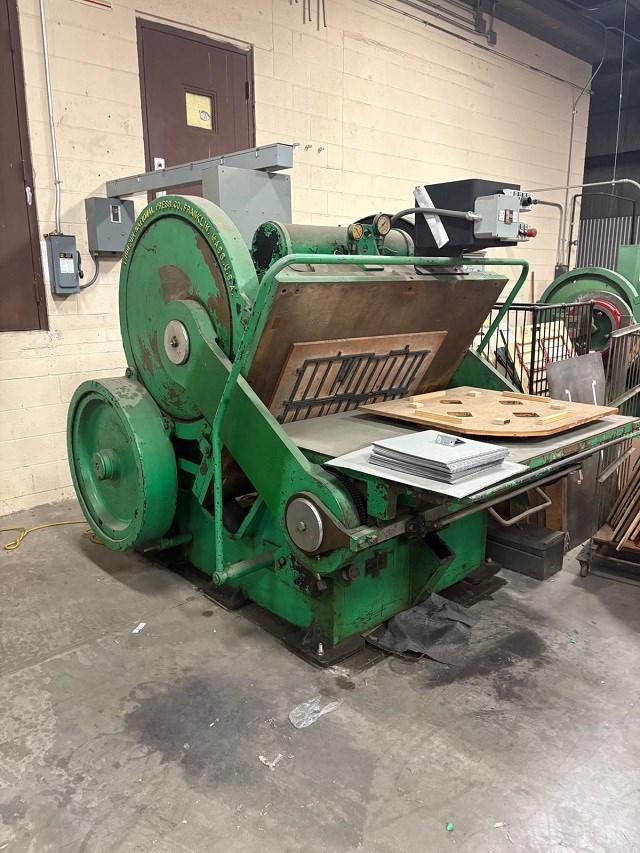 Used Thomson Clam Shell Die cutter 54