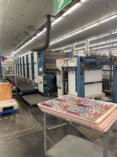 8 color Used KBA Rapida 104 8 LX UV year 1997 with UV | PressCity