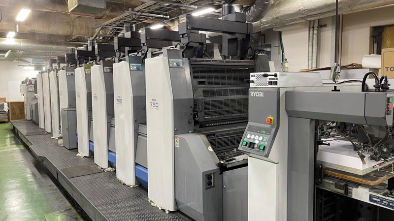 8 color Used Ryobi 750 year 2006 with UV | PressCity