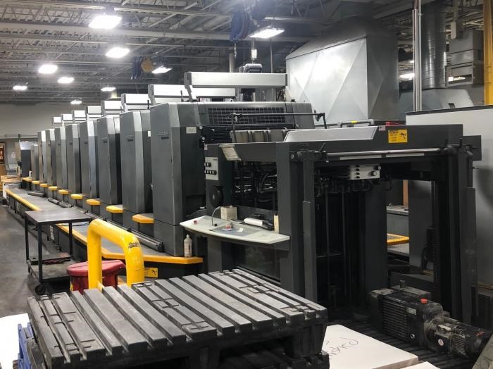 8 color Used Heidelberg Speedmaster SM 102 8P+L year 2000 | PressCity
