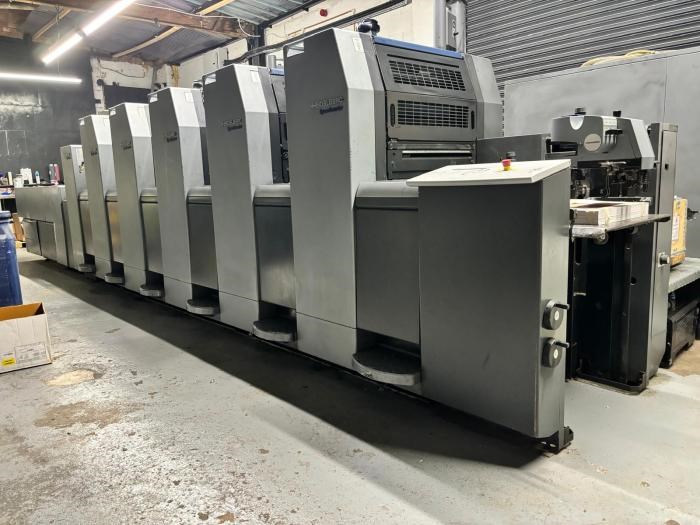 5 color Used Heidelberg Speedmaster SM 52 5+LX Anicolor year 2007 ...