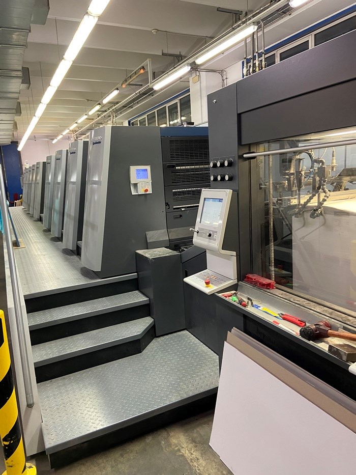 8 color Used Heidelberg Speedmaster XL 106 8P+LX year 2015 | PressCity