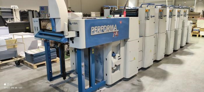 5 color Used KBA Performa 74 5 year 2006 | PressCity