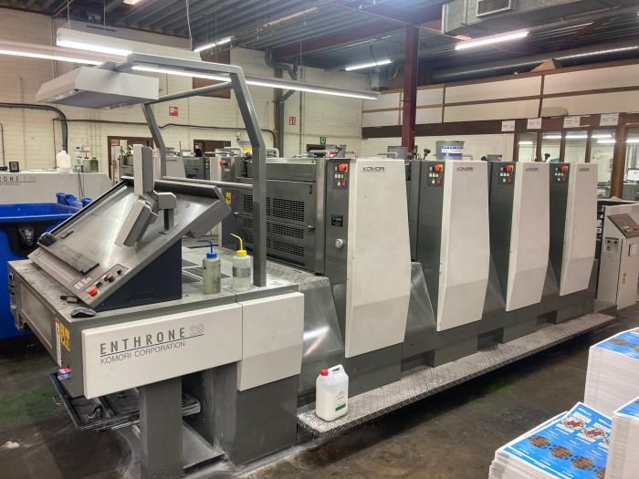 4 color Used Komori Enthrone E429 year 2010 | PressCity