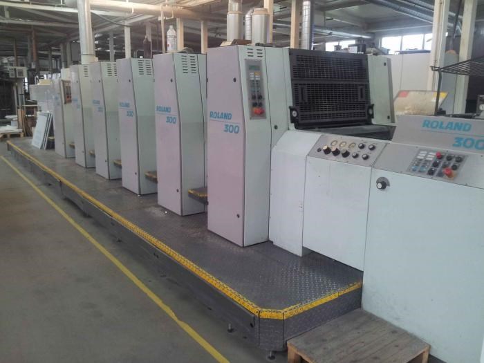 5 color Used MAN Roland R305 P+LV year 2001 | PressCity