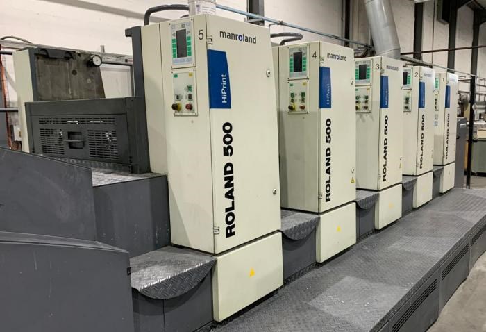 4 color Used MAN Roland R504+LV HiPrint year 2011 | PressCity