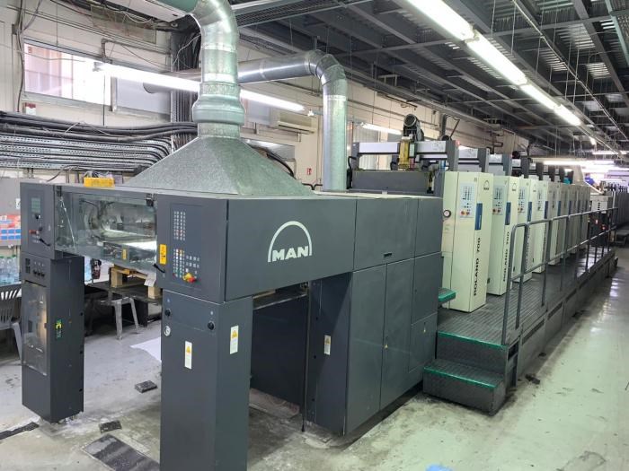 8 color Used MAN Roland R708P HiPrint year 2007 | PressCity