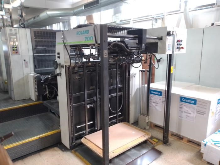 4 color Used MAN Roland R704+LV year 2001 | PressCity